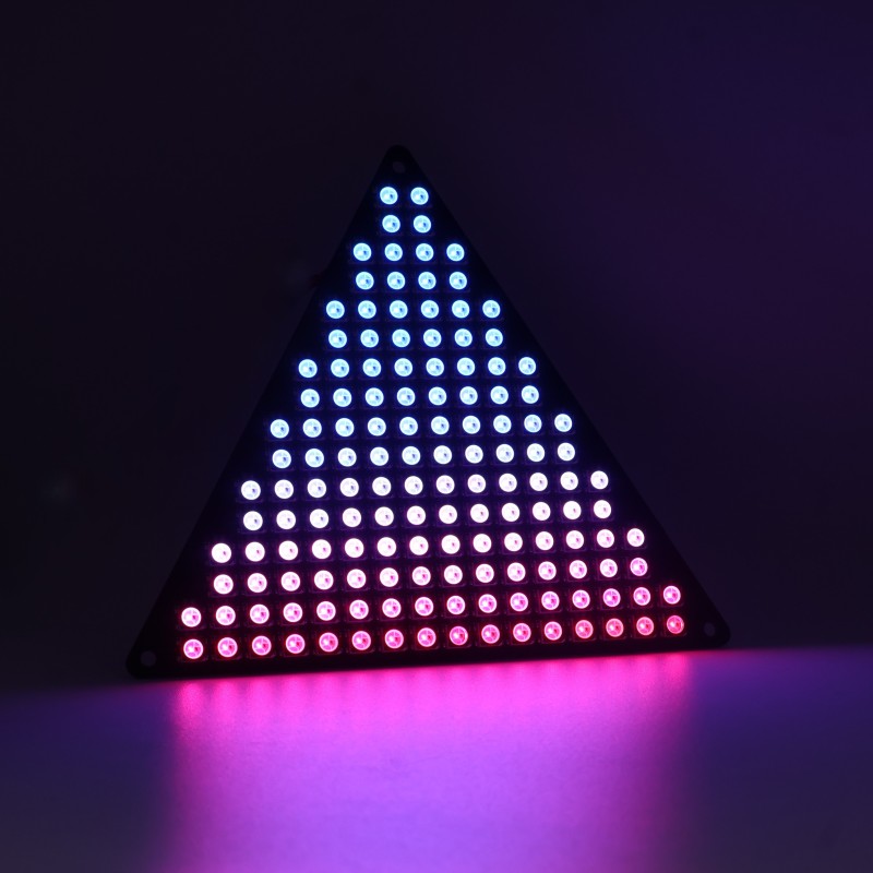 Triangle LED Matrix WS2812B-B/W